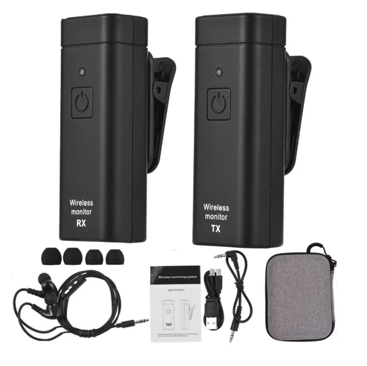 Wireless in ear headphone monitoring system for singers, bands, stages ...