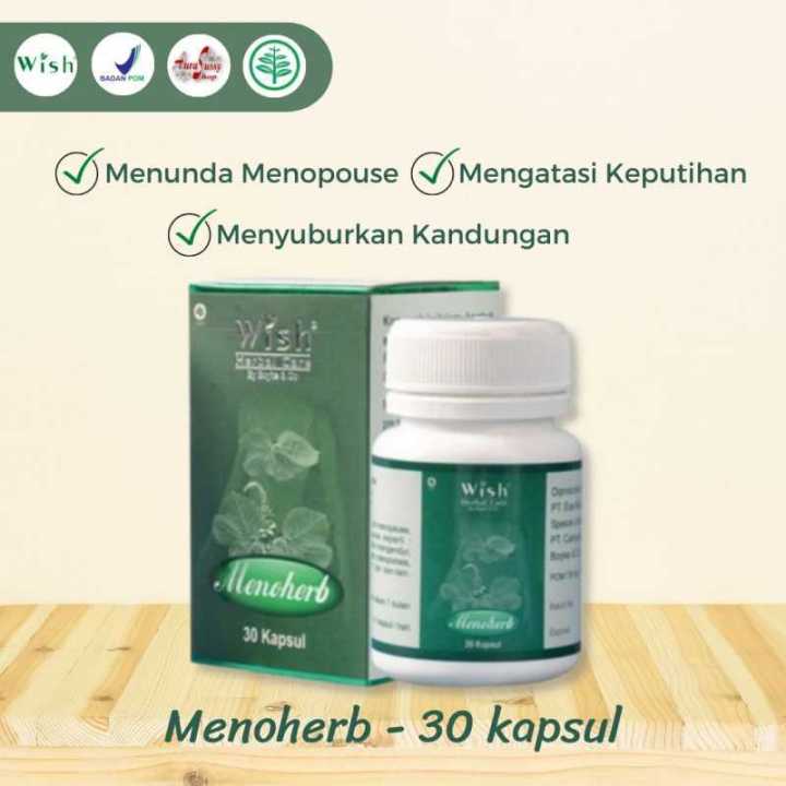 Menoherb - 30 Capsule Untuk mengatasi gejala pre menoupouse, menoupouse ...