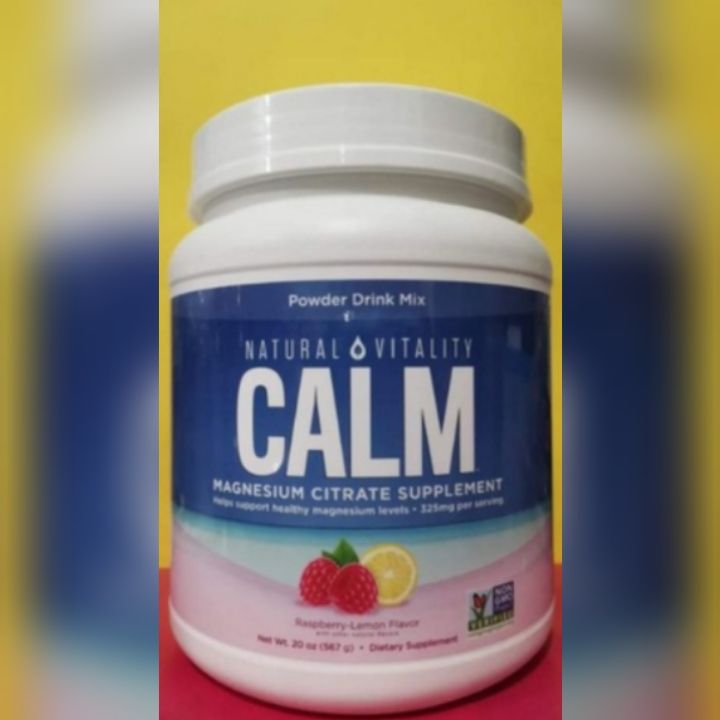 CALM Magnesium Powder Drink 567 grams (20 oz) 142 Servings Natural ...