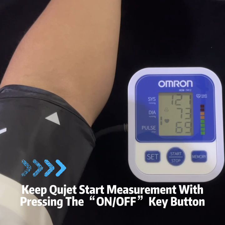 OMRON Blood Pressure Monitor sphygmomanometer Portable Digital Blood ...