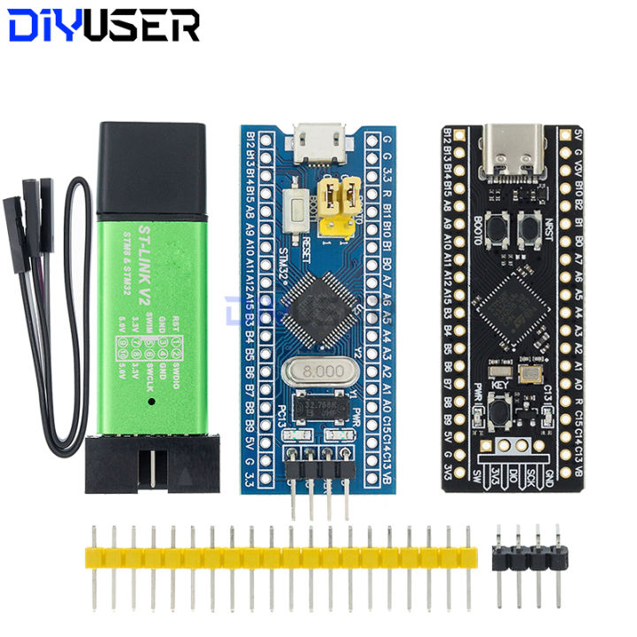 DIYUSER ST-LINK V2 Simulator Download Programmer STM32F103C8T6 ARM ...
