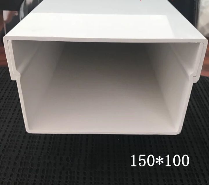 Special Thickened PVC Trunking 150 × 100mm Plastic Bridge Trunking Open ...