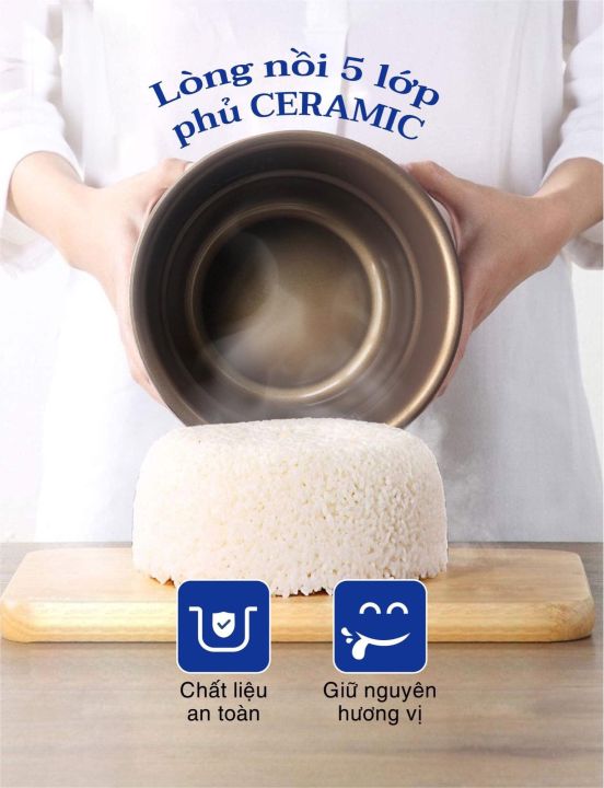 Nồi Cơm Điện KORENO 1,8l, - Model : KN 618 | Lazada.vn