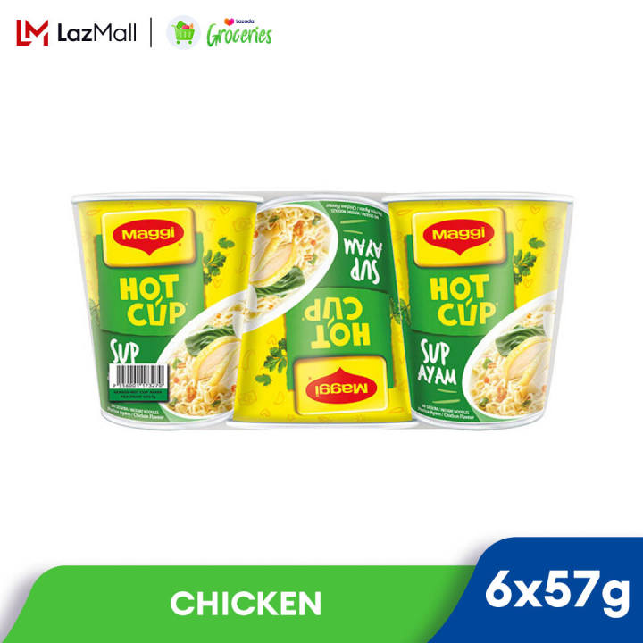 MAGGI Hot Cup Chicken 6 Cups | Lazada