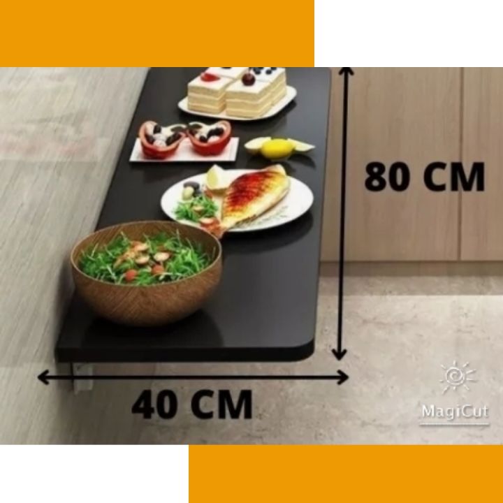 Meja Lipat dinding serbaguna ukuran 80 x 40cm | Lazada Indonesia