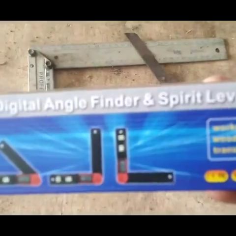 Alat Ukur Siku Digital 180mm Pengukur Siku Sudut Digital Siku Waterpass ...