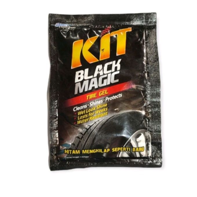 KIT BLACK MAGIC SACHET SASET PENGKILAP BAN KENDARAAN MOTOR MOBIL KIT ...