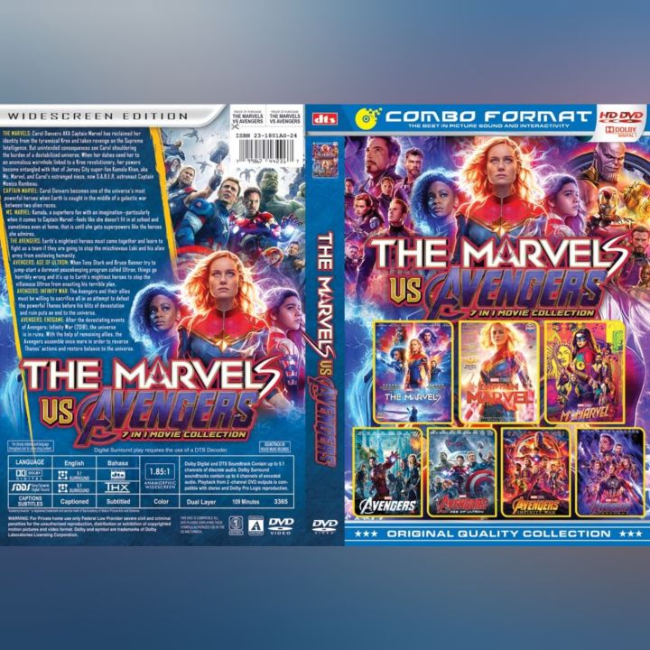 Dvd Film The Marvels Vs Avangers (2023) | Lazada Indonesia