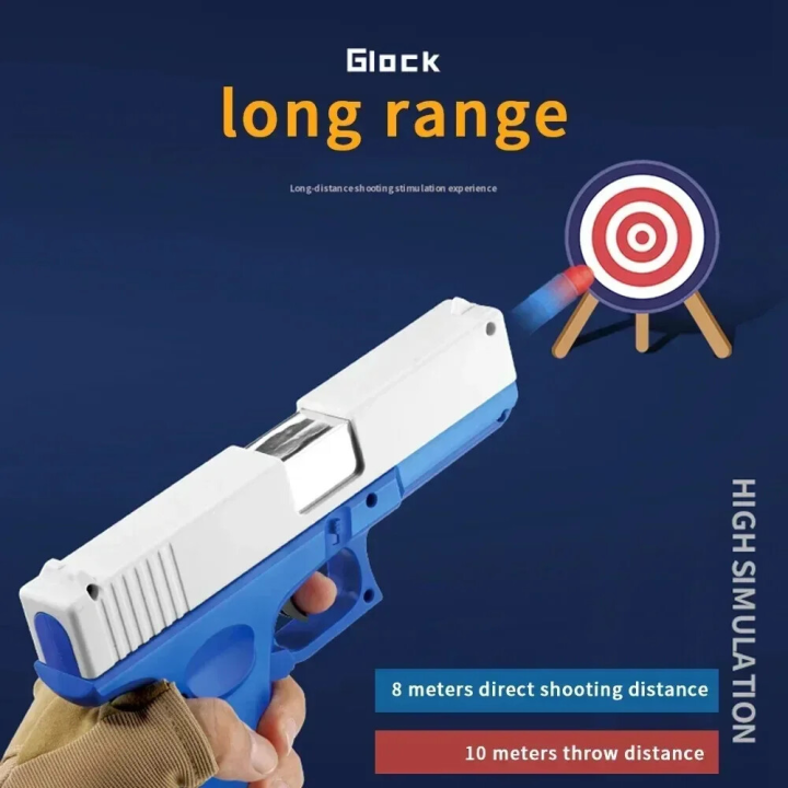 Children's soft bullet toy gun imitation Glock model pistol boy 1911 ...