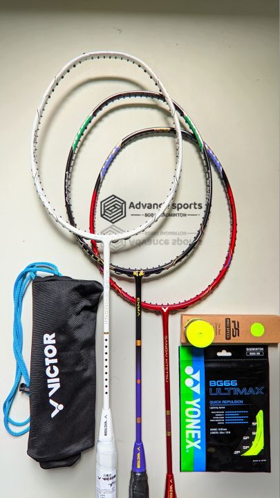 Raket Badminton VICTOR X ONE PIECE ZORO Asean Premium 30 Lbs Siap Pakai ...