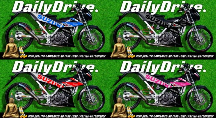 Suzuki Raider 150 Fi Decal Sticker Ec star Design | Lazada PH