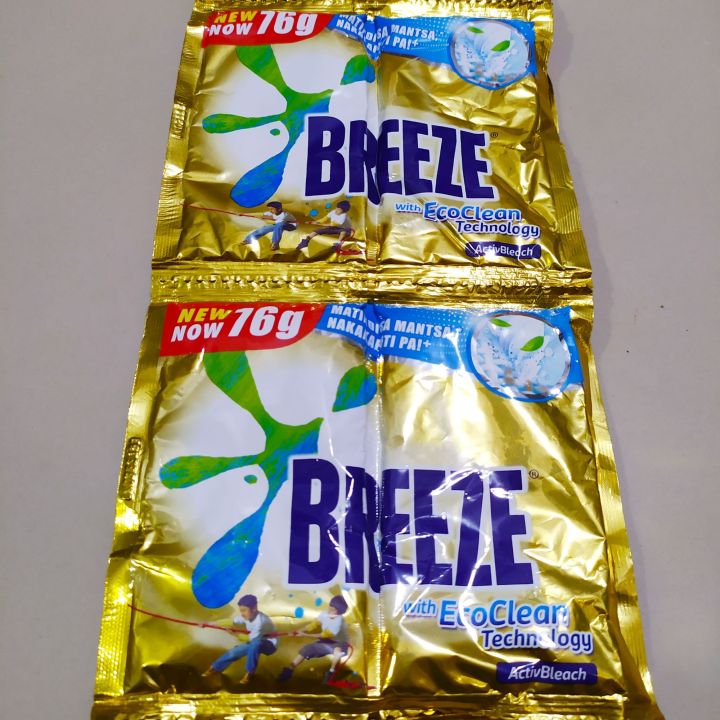BREEZE Detergent Powder 6s Twin Sachet | Lazada PH