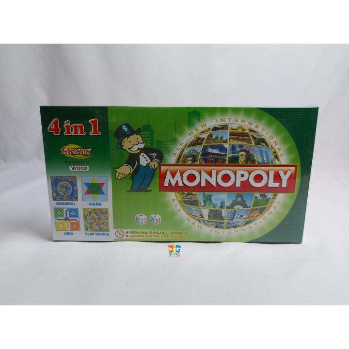 Mainan Anak Monopoli 4in1 Ular Tangga Ludo Halma | Lazada Indonesia