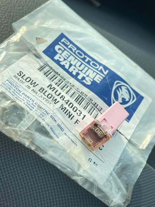 Original Proton Savvy Gen2 Waja MINI SLOW BLOW FUSE ,FUSE HARNESS FRONT ...