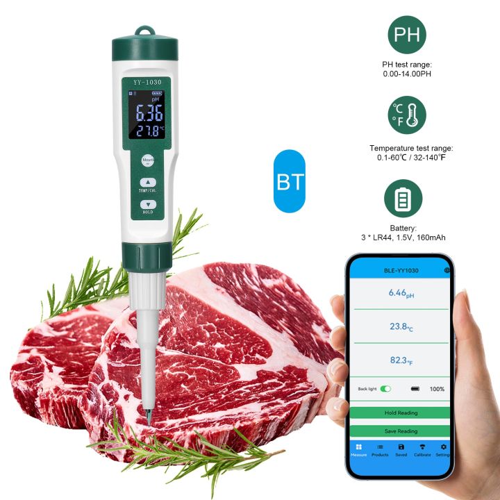 YY-1030 Digital Display Baby Food PH Meter Dough Alkalimeter Cheese ...
