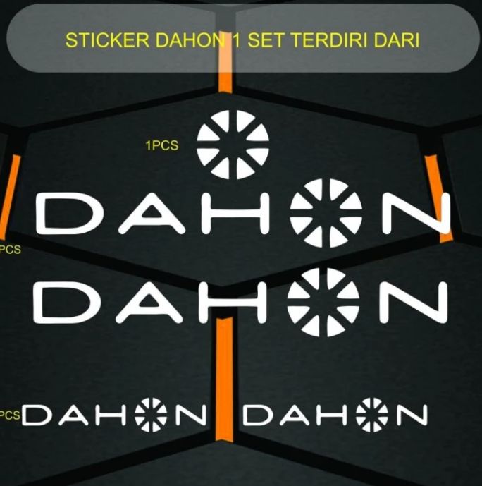 Cutting sticker Sepeda Dahon Stiker Sepeda Lipat Dahon | Lazada Indonesia