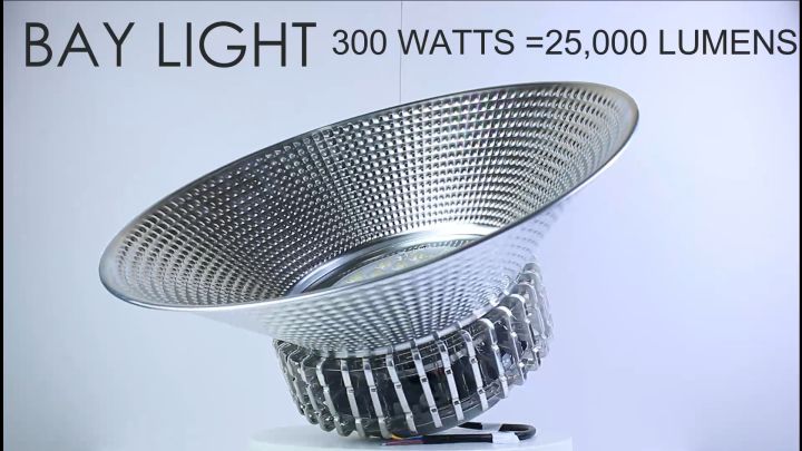 LED Industrial Light Lamp 100W 200W 300W Factory Warehouse Workshop ...