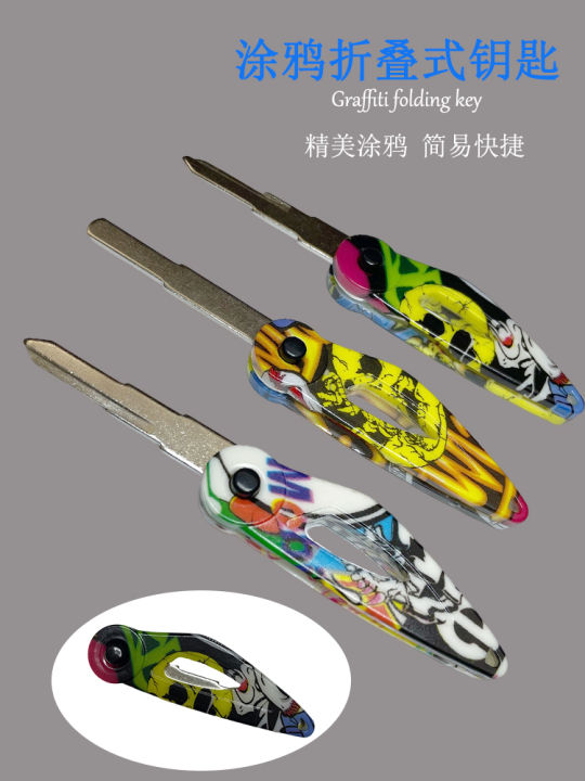 Foldable Motorcycle Key Modification One Touch Jump Electric Vehicle ...