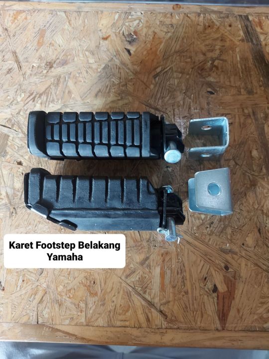 Karet Footstep Foot Step Fustep Karet Bastep Belakang 1 Set Yamaha Vega Crypton F1ZR Jupiter Z ...
