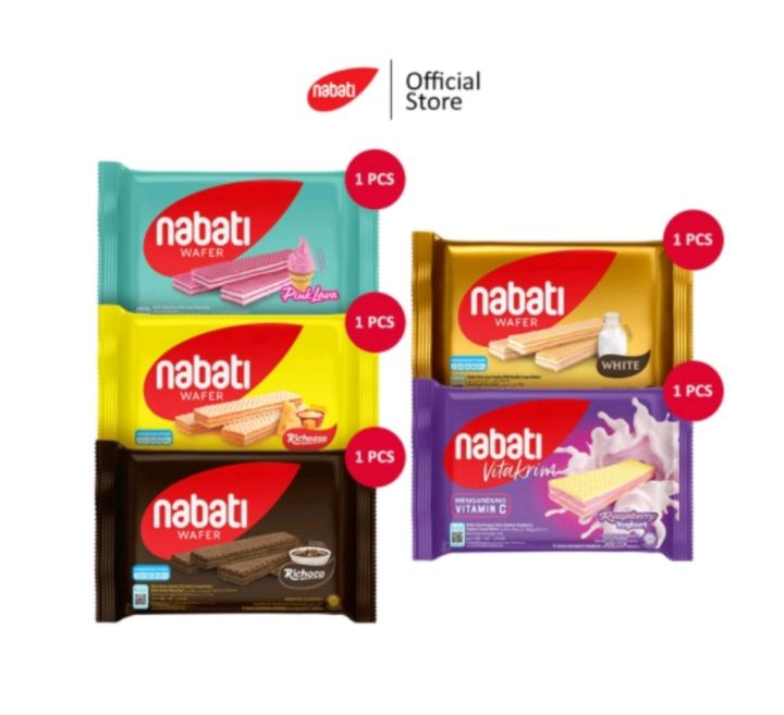 wafer nabati caramel 2000 39gr | Lazada Indonesia