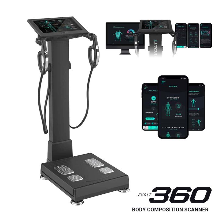 Evolt 360 body scanner alat timbang kesehatan massa otot badan anytime fitness gym | Lazada ...