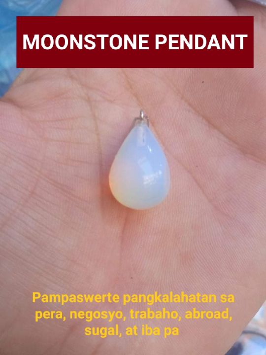 MOONSTONE PENDANT | pampaswerte sa pera | Lazada PH