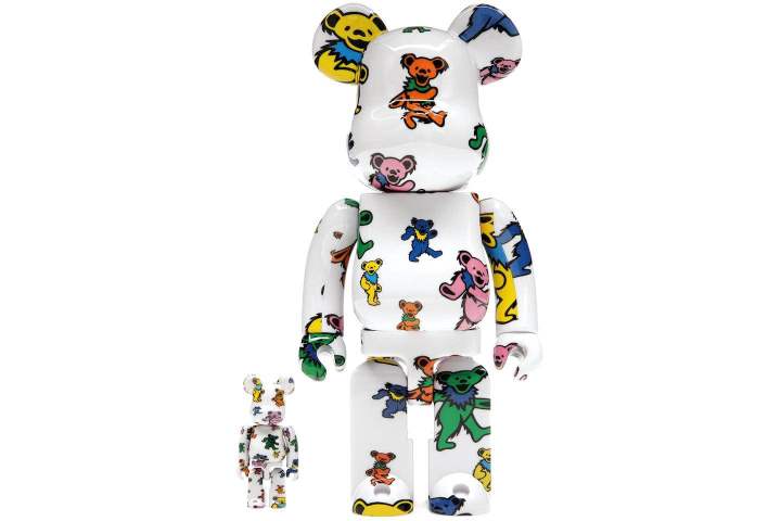 Bearbrick X Grateful Dead Dancing Bear 100 And 400 Set Th