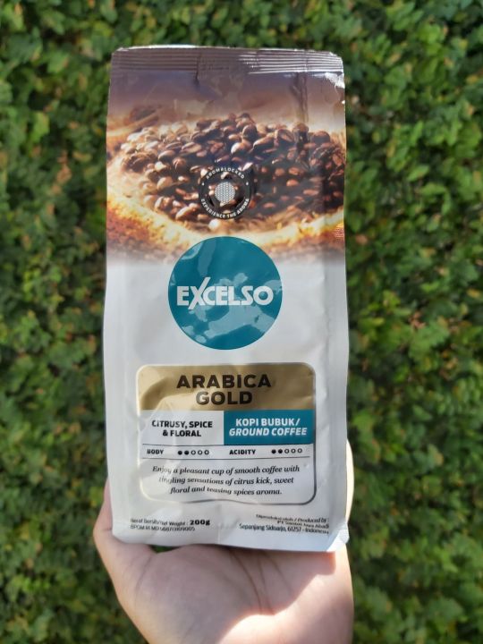 ARABICA GOLD bubuk 200gr bubuk kopi excelso arabica gold | Lazada Indonesia