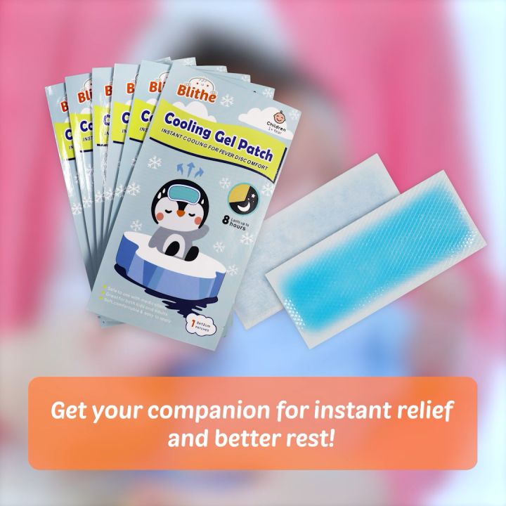 blithe baby cooling gel patch kool fever cool patches hot fever kids ...