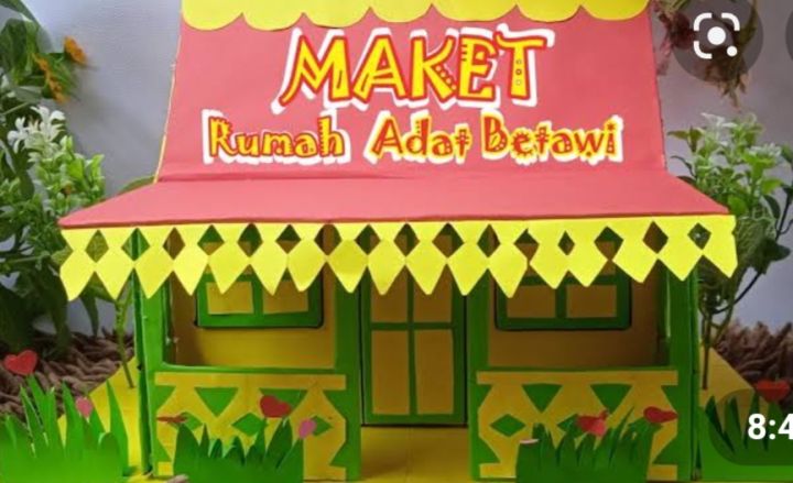 Rumah Adat Kardus Prakarya Kardus Lazada Indonesia