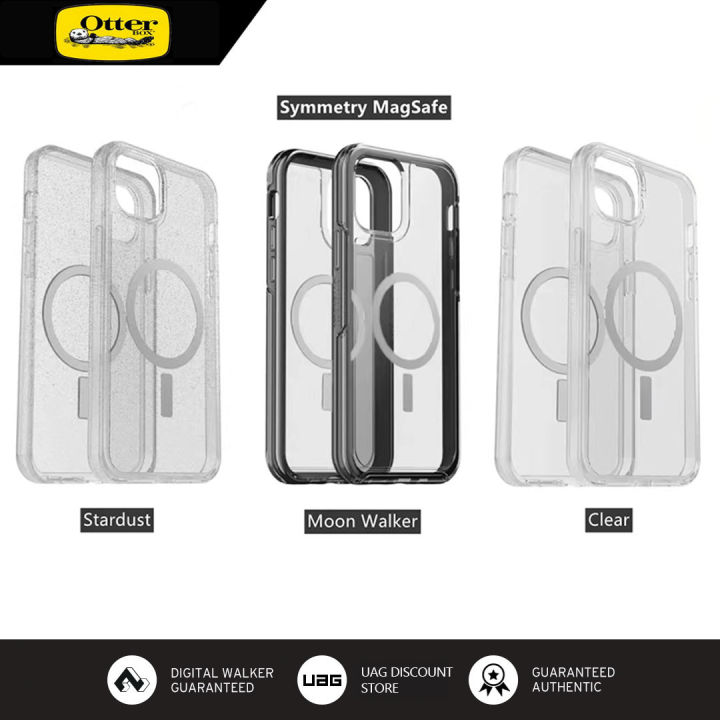 OtterBox SYMMETRY SERIES+ CLEAR Antimicrobial Case with MagSafe for iPhone 15 Pro Max / iPhone ...