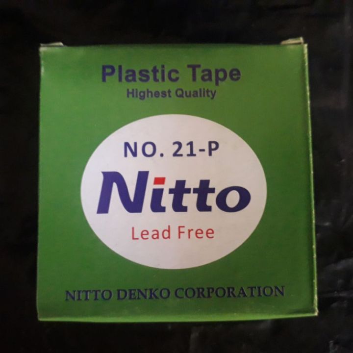 Isolasi Listrik Nitto No. 21-P Lead Free / Isolasi Nitto Warna Merah ...