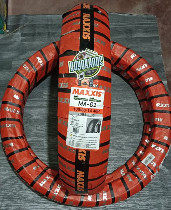 MAXXIS GREEN DEVIL TUBELESS TIRES SIZE 14 AND 17 | Lazada PH