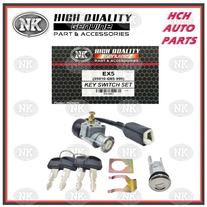 IGNITION KEY SWITCH SET - HONDA - EX5/ EX5 HI-POWER - 35010-GN5-900 (NK ...