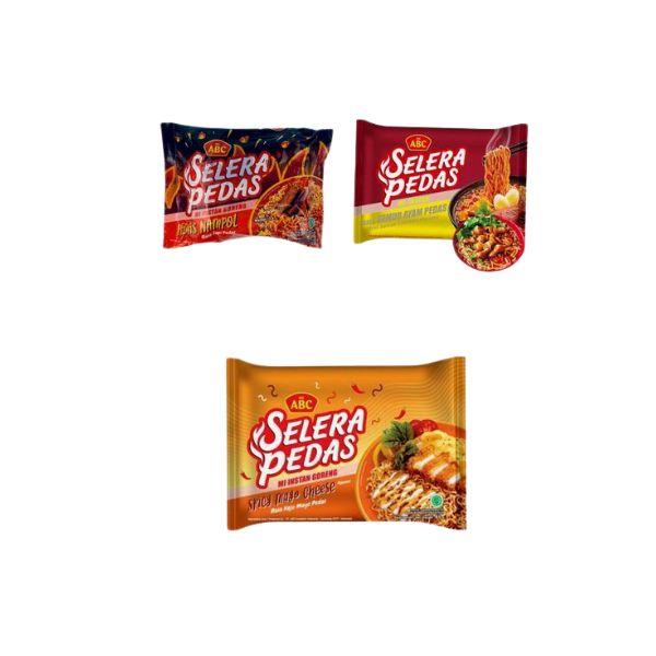 Mie Instant ABC Selera Pedas Rasa Pedas Nampol, Semur Ayam Pedas, Spicy ...