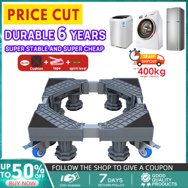 Washing Machine Base Rack With Brake 8 feet 4 Lock Wheels Automatic ...