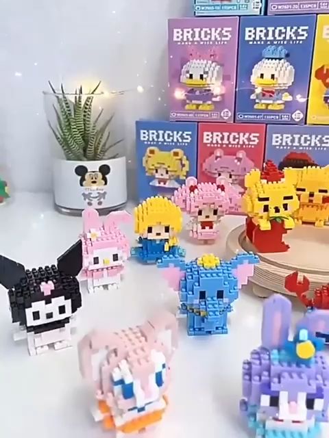 mainan bricks balok / mainan bricks / Nano Block Kartun Mini Bricks ...