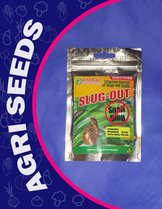 Slug Out (100 grams) Mulluscicide Insecticide for Slugs / Snails by ...