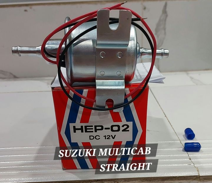 HEP-02 ELECTRIC FUEL PUMP ASSEMBLY SUZUKI MULTICAB UNIVERSAL STRAIGHT ...