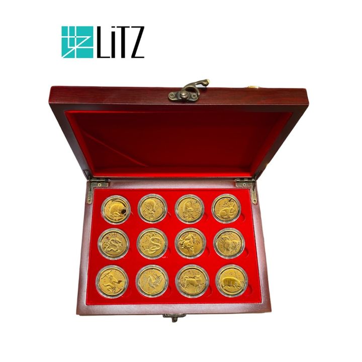 LITZ Zodiac Red Packets 999 Pure Gold Coin 0.10g AP0017 | Lazada