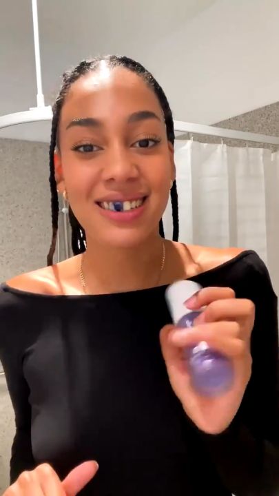 V34 TOOTHPASTE Hismile Purple Toothpaste Smile Ease whitening ...