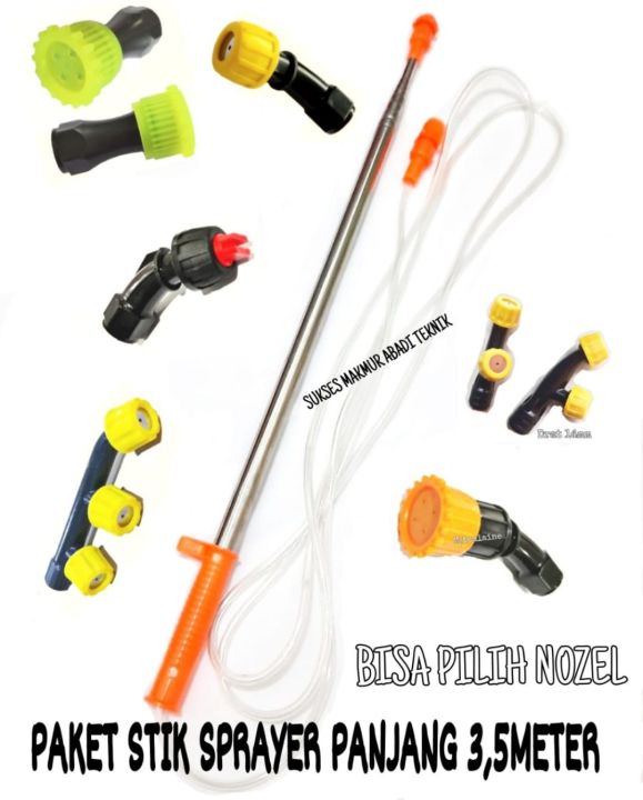 Stik Sprayer Panjang 3,5 Meter Stik Sprayer Elektrik dan Manual ...