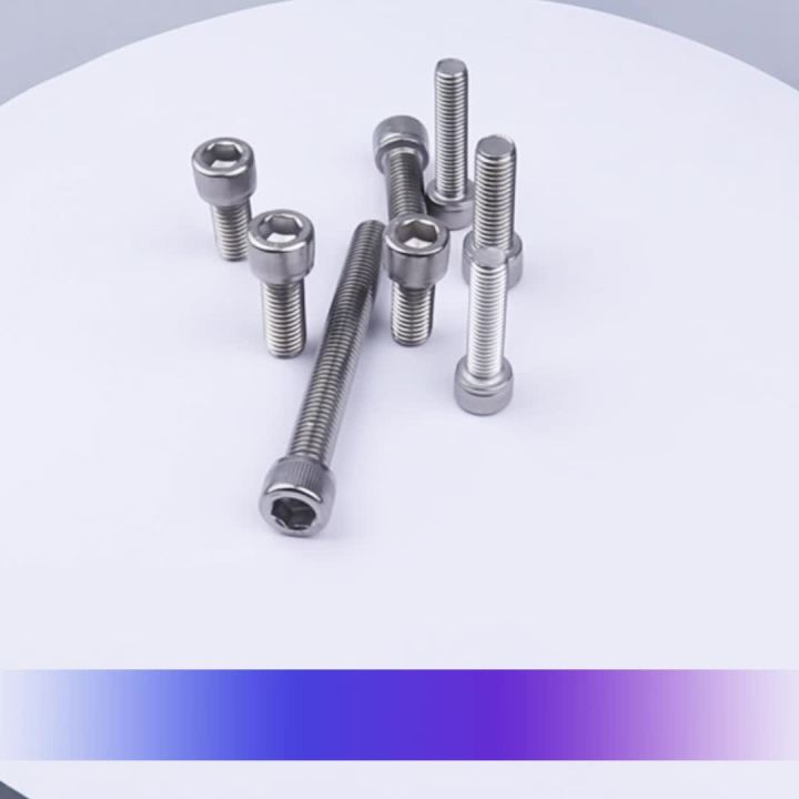M10 Hex Socket Cap Head Screws 304 Stainless Steel SHINY SURFACE Allen ...