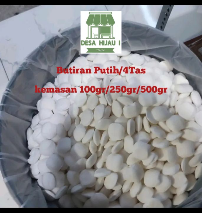 Butiran Putih Organik berkualitas original 100% kemasan 100gr/250gr ...