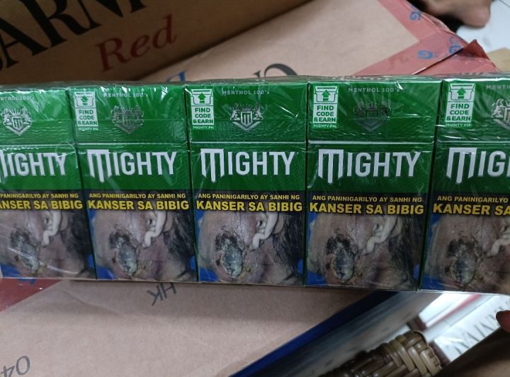 Mighty green Menthol 100 S Flip top | Lazada PH