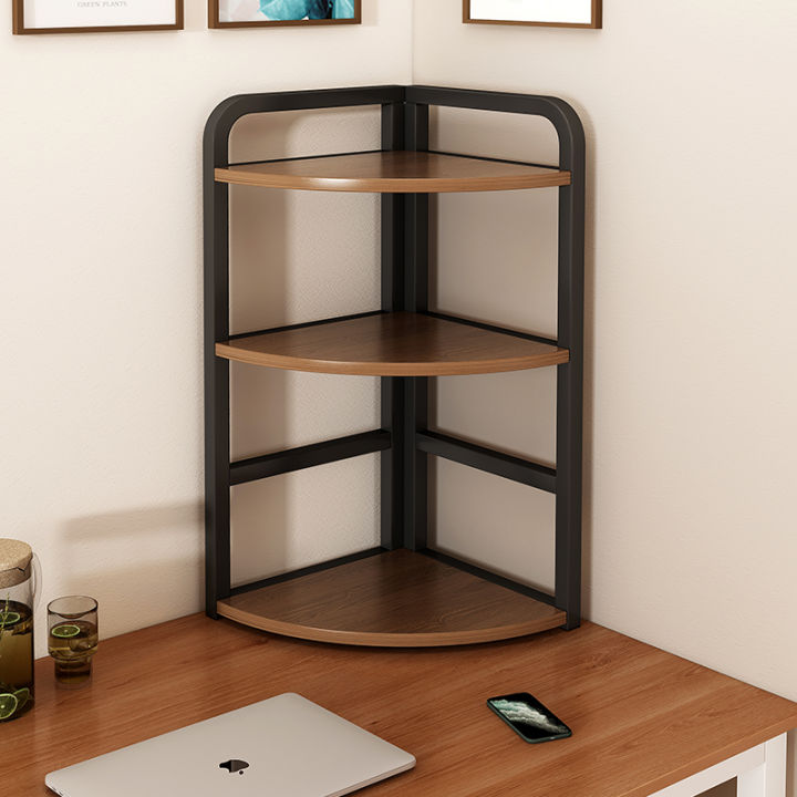 Bookshelf Desktop Storage Rack Office Desk Corner Storage Small Shelf ...
