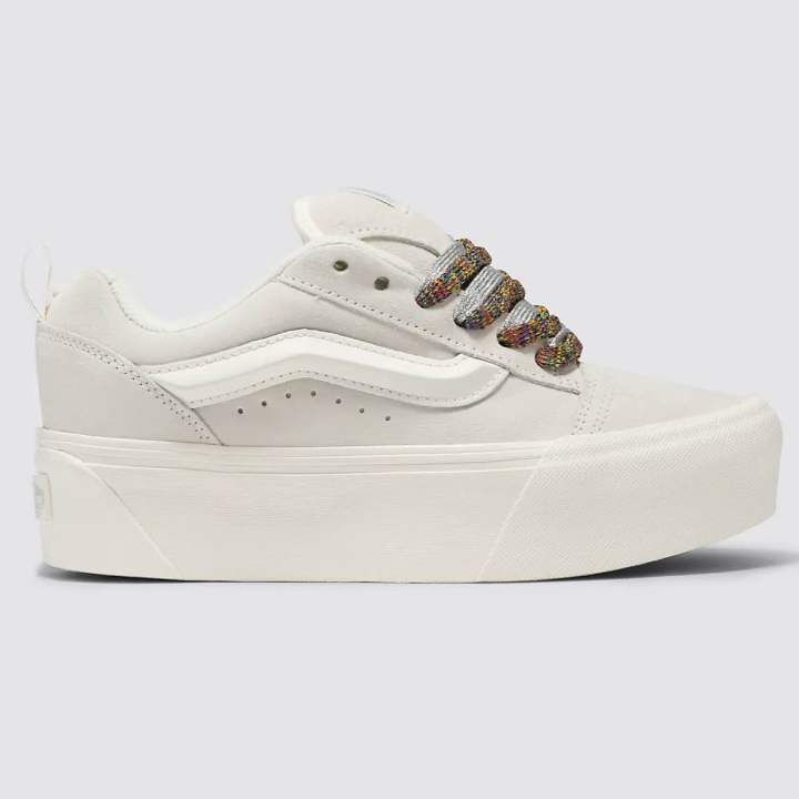 VANS KNU SKOOL STACK LACES MARSHMALLOW MULTI SNEAKERS สินค้ามีประกันแท้ ...