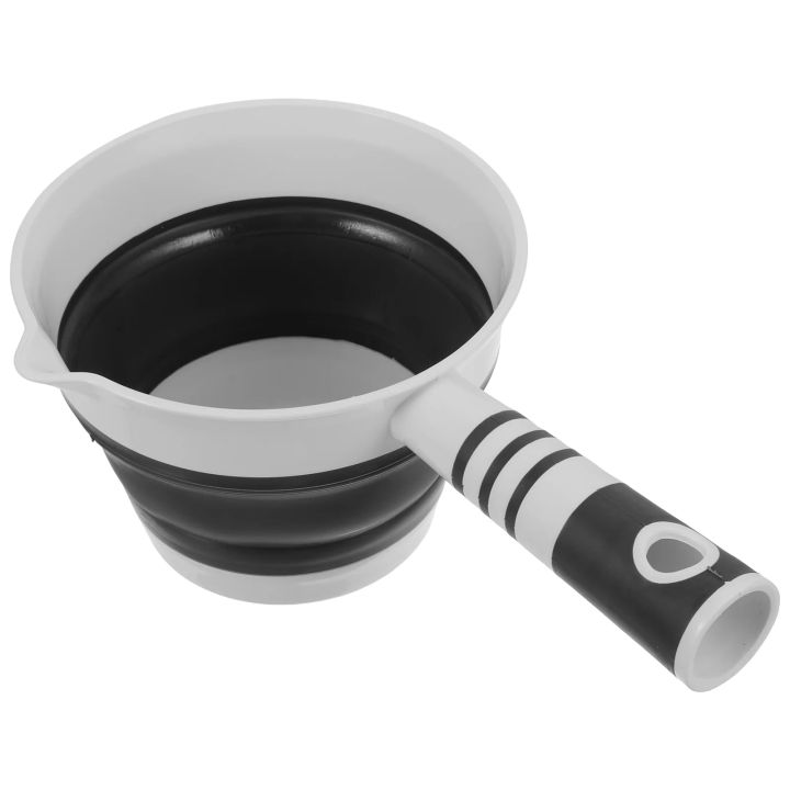 Folding Water Ladle Plastic Bath Ladles Kitchen Water Scoop Dipper Hair ...