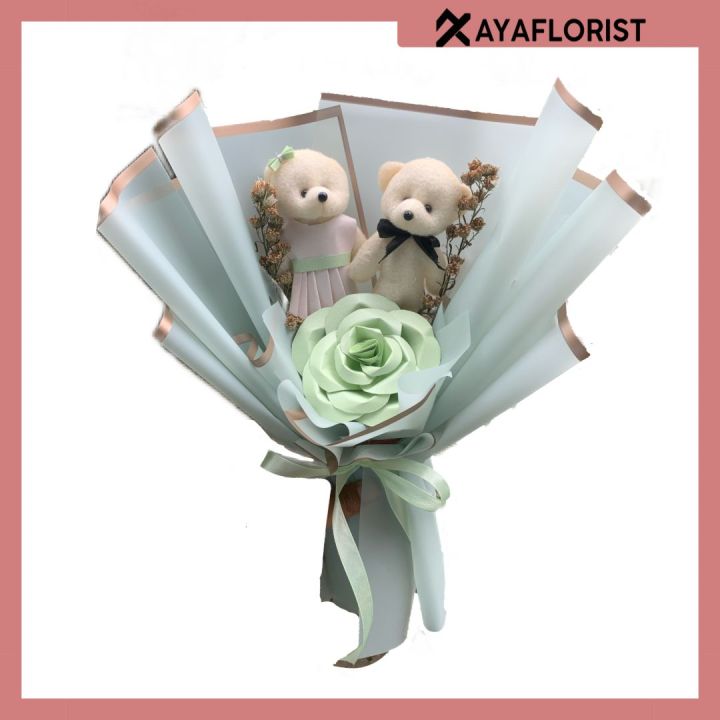 BUKET BONEKA COUPLE LUCU COCOK UNTUK HADIAH WEDDING LOKASI BANDUNG ...