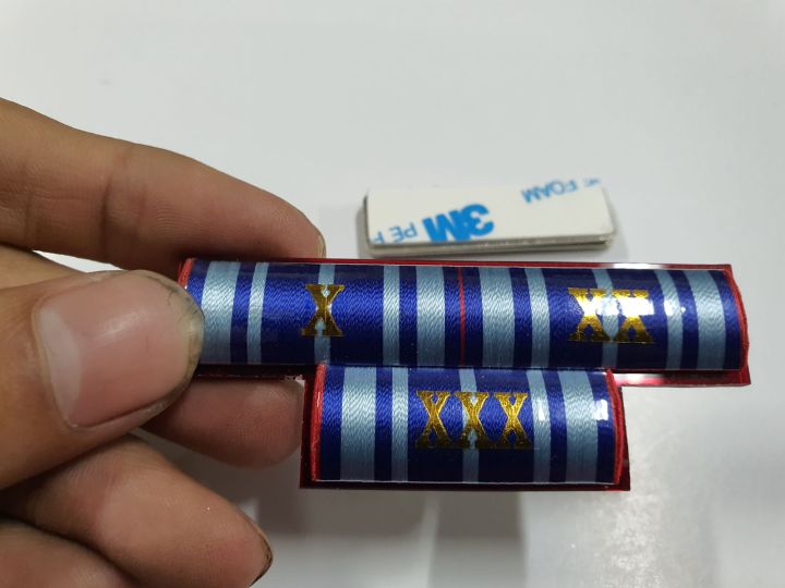 Pita jasa PNS 10 20 30 tahun MAGNET dasar mirror mika | satya lencana ...